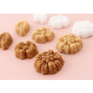 Canasuc Paris, Bouquet de Sucre, Pur Sucre de Canne, Assorted 84 MINI Molded Floral Sugars, Imported