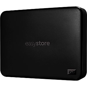 WD - Easystore 5TB External USB 3.0 Portable Hard Drive - WDBAJP0050BBK-WESN