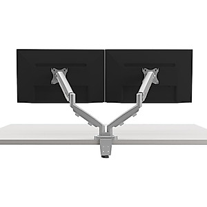 Dual Monitor Support. Dynamic Height Adjustment Range for EPPA, Silver: ESI Ergo EPPA2-SLV (1 Monitor Support)