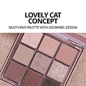 ETUDE Play Color Eyes | 9 Color Eyeshadow Palette With Soft & Pure Contour Shades (Dusty Cat)