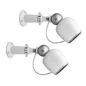 Haoyou (Metal 2 Pack) 360 Degree Adjustable Security Wall Mount Equipped with Security Rope,Compatible with Magnetic Arlo/Arlo pro/Arlo pro 2