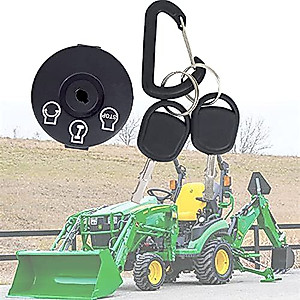Ignition Starter Switch with Keys 3 Position Fits for AYP Bad Boy Cub Cadet Husqvarna Delta John Deere MTD John Deere Replaces 725-04228 925-04228 92504228 AM133596 583070001