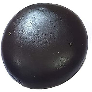 Ram Ratan Kendra Shaligram Shila | Nepal Gandaki River Saligram Stone | 1.5 Inch (Shaligram Shila 100-150 gm).by DHAMA Export