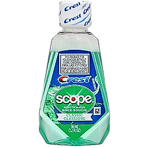 Scope Travel Size Mouthwash Classic Original Mint 1.2 Oz 48 Pack