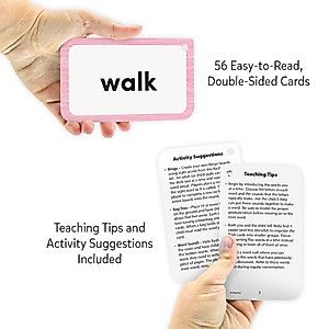 Teacher Created Resources Sight Words Flash Cards - Level A (EP62037), 3-1/8" x 5-1/8"