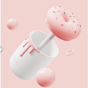 USB Cool Mist Mini Humidifier with Night Light,250ml Sweet Humidifier for Bedroom Home Room Office Car with Adjustable Mist Mode(Pink)