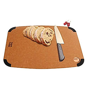 Firsmat Wood Fiber Cutting Board, Chopping Plate for Kitchen Cutting Bread Fruit Vegetables Cheese,Food Grade
