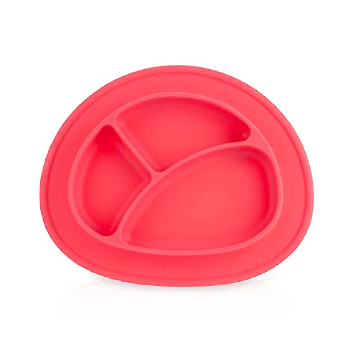Nuby Silicone Sure Grip Miracle Mat, Fits Most High Chairs, 6 M+, Red