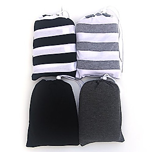 Grey Baby Car Seat Covers-Infant Stroller Cover,Carseat Canopy for Girls and Boys-Nursing Cover Breastfeeding Scarf by TSD STORY(Cover+BabyBeanie+Small Bag)