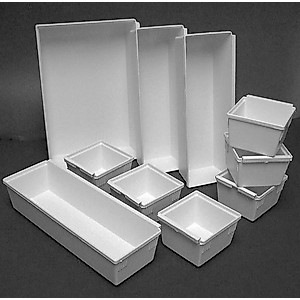 Dial Industries Interlocking Drawer Organizer Set, 10 Trays