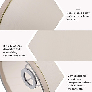 Mobestech Small Beige Table Lamp Shade, Drum Fabric Lampshade Modern Mini Barrel Light Lamp Shade Cover Chandelier Cloth Fixture Lamp Shade for Home Office