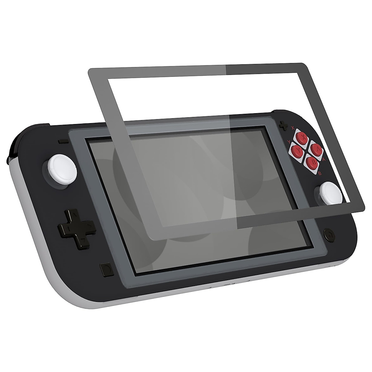 eXtremeRate Classic NES Style DIY Replacement Shell for Nintendo Switch Lite, NSL Handheld Controller Housing w/Screen Protector, Custom Case Cover for Nintendo Switch Lite