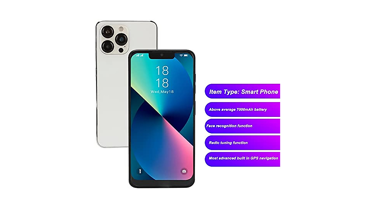 Hilitand iP13 Pro Unlocked Smartphone with 7000mAh Battery