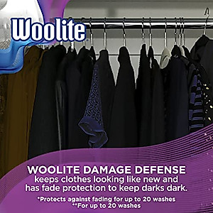 Woolite Darks Defense Liquid Laundry Detergent, Light Fresh Scent, 33 Loads, 50 Fl Oz