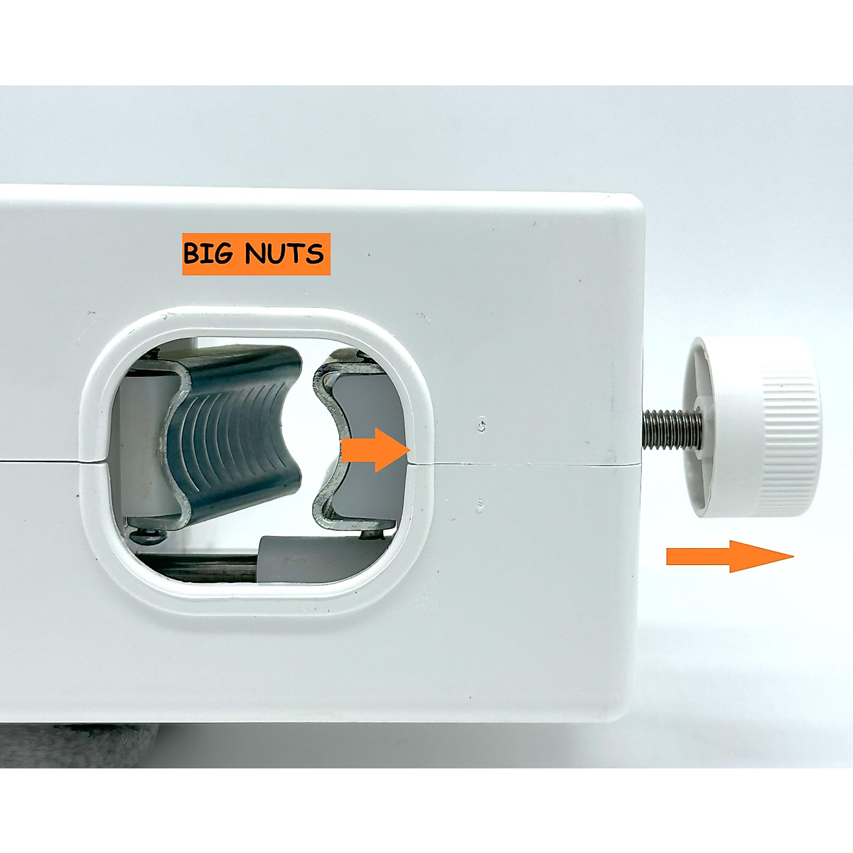 Pelamatic - Electric Nut Cracker Machine | Dual-Mode for Almonds, Walnuts & Hazelnuts | Compact & Durable Pecan Sheller | Adjustable for Different Nut Sizes, White, 6.69 x 11.02 x 3.54 in