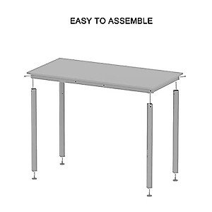 Weehom Computer Desk 39" Small Desk for Home Office Study Writing Laptop Dining Table for Small Spaces