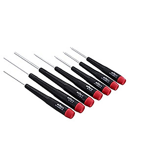 Wiha 26390 Screwdriver Set, Hex Metric With Precision Handle, .7 - 3.0mm, 7 Piece