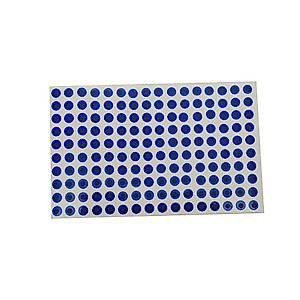 Fishing Lure Eye 2D Flat Eye Fishing Eyes 2D Holographic Lure Eyes Making Fly Tying Fake Fish Eyes DIY Lifelike Realistic Artificial Holographic Fake Eyes 2D Blue 2MM-330 PCS