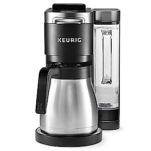 Keurig K-Duo Plus Coffee Maker, with Single Serve K-Cup Pod and 12 Cup Carafe Brewer, Black (12-Cup Thermal Carafe and 15 K-Cup Pods included)