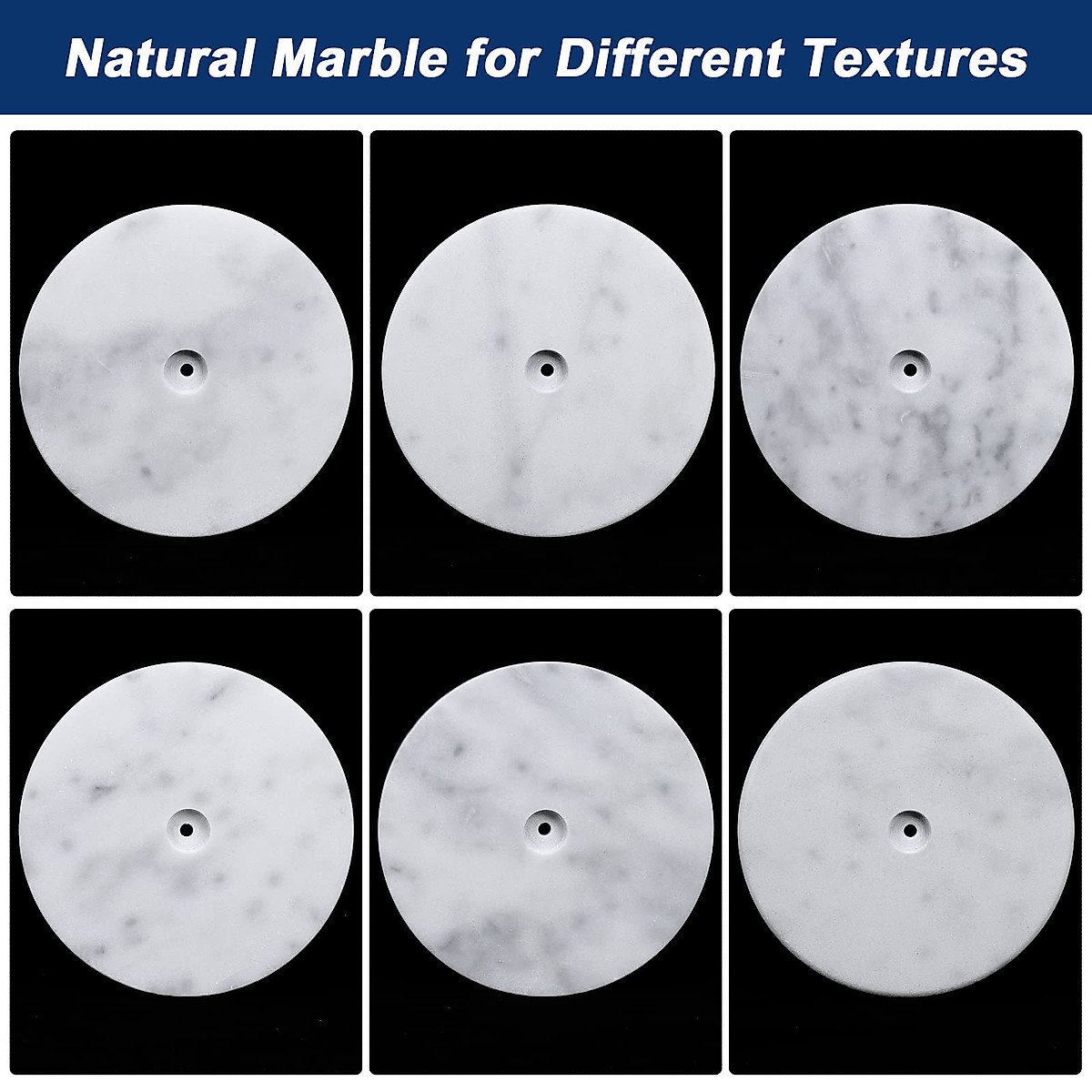 NearMoon Standing Paper Towel Holder, Kitchen Paper Towel Roll Holder- for Bathroom Kitchen Countertop, Standard or Jumbo-Sized Roll Holder (with Marble Base, Brushed Gold)