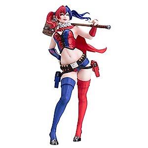 Kotobukiya DC Comics Pretty New 52 Harley Quinn New 52 Ver. 1/7 Scale Painted PVC, 9 inches (DC024)