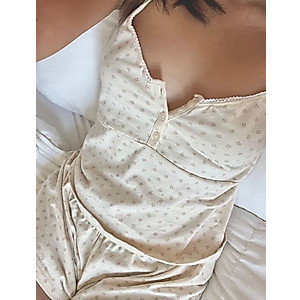 Faithtur Sexy Two Piece Outfits for Women Y2k Summer Clothes Suit Tank Top Camis and Shorts Bottoms Set 2Piece Fashion Streetwear (ND White, S)