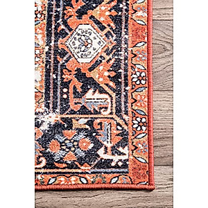 NuLOOM Sherita Distressed Persian Area Rug, 9' 10" x 13' 8", Rust