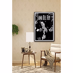 Ukeclvd Malena Movie Poster Lana Del Rey Family Decorative Painting Wall Art Canvas Posters Gifts 12x18 inch No Frame