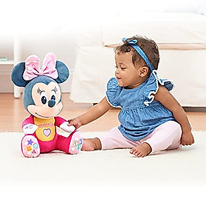 Disney Baby Musical Discovery Plush Minnie Mouse, Officially Licensed Kids Toys for Ages 06Month by Just Play