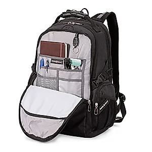 SwissGear 1753 ScanSmart Laptop Backpack, Grey, 17-Inch