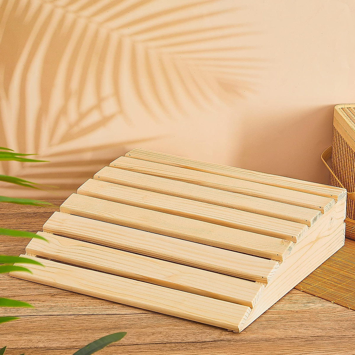 Sauna Headrest Modern Sauna Backrest Neck Pillow Wooden Back Bolster Sauna Accessories for Sauna Heater Room Hotel