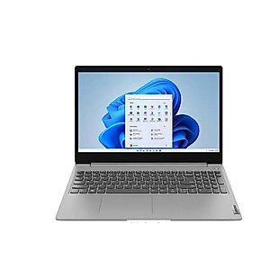 New Lenovo IdeaPad 3 15.6" FHD Screen Laptop - Intel Pentium Silver N5030 4GB RAM 128GB SSD, HDMI, 802.11 Wireless-AC, Windows 11 ONE Year Office