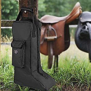 Harrison Howard Tall Boot Carry Bag Black