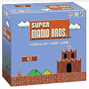 Super Mario Bros Power Up Card Game | Super Mario Brothers Video Game Nintendo NES Artwork | Fast paced Card Games | Easy to Learn and Quick to Play