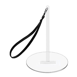 Large Wrist Yarn Holder, Acrylic Yarn Holder with Wrist Strap Portable Yarn Organizer Yarn Holder Spinner for Craft Lovers Knitting, Prevent Tangling