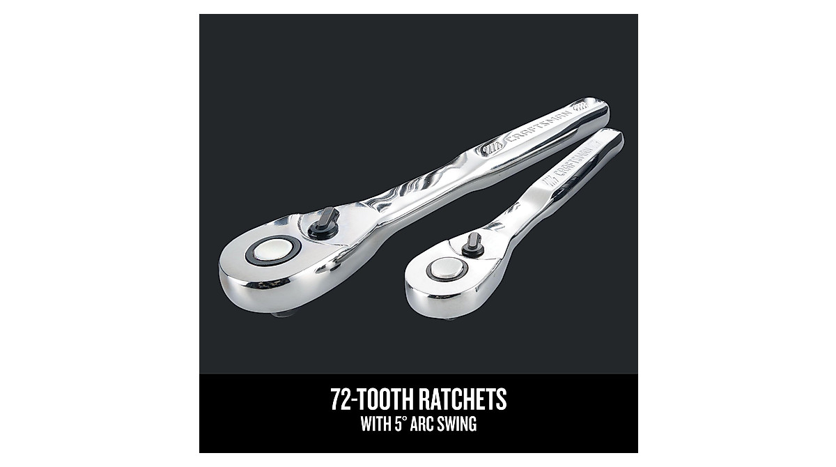 CRAFTSMAN 83-Piece Mechanics Tool Set - SAE & Metric Drives