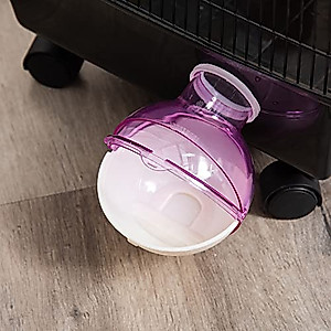 PawHut 2-Tier Hamster Cage, Small Animal Habitat for Rats, Gerbils, Mesh Wire Ventilated Enclosure with Exercise Wheel, Water Bottle, and Food Dishes