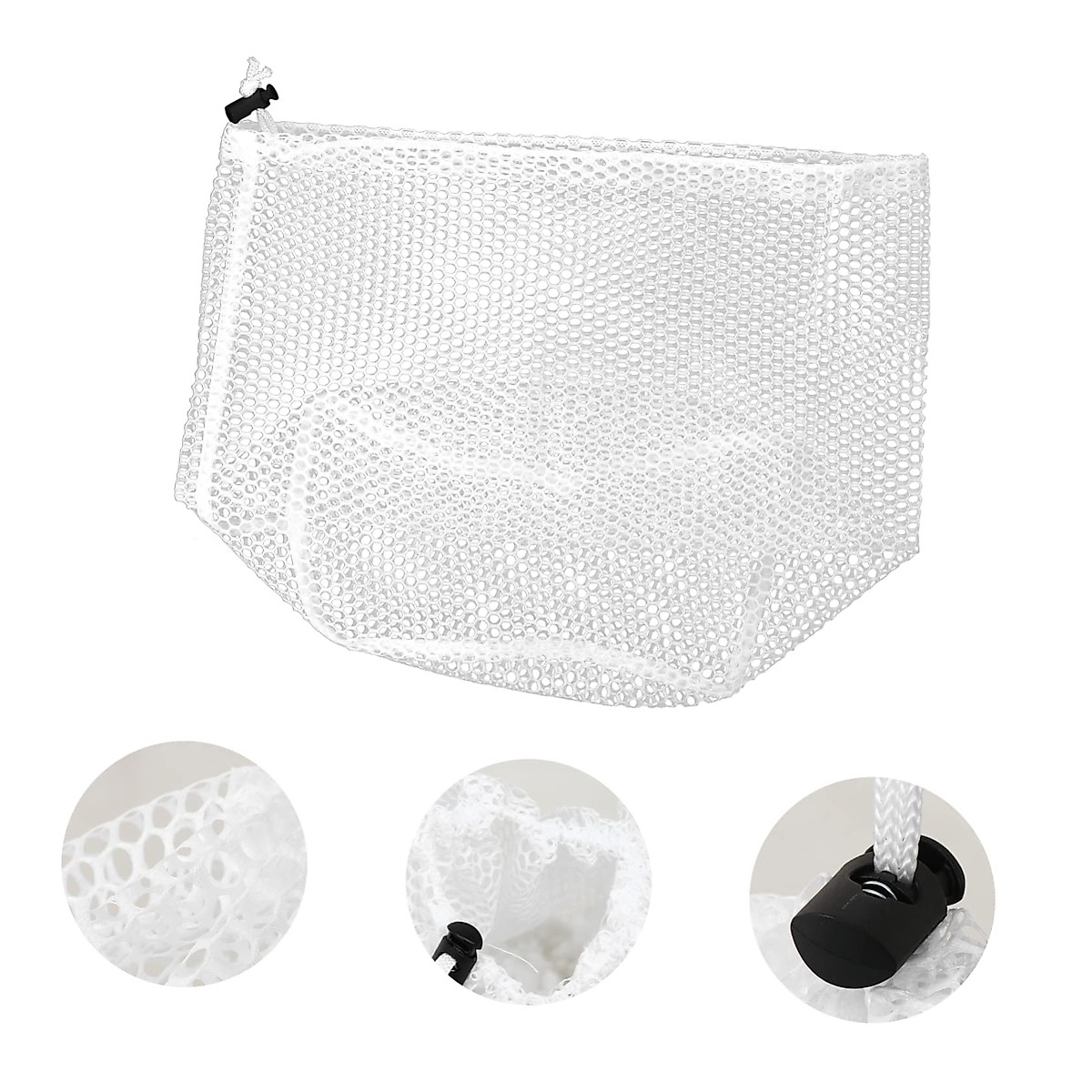 VOSAREA 5pcs Washing Machine Mesh Bag Washing Net Bag Mesh Laundry Bags Net Laundry Laundry Bag Laundry Mesh Bags Washing Mesh Organizer Bags Laundry Net Bag Mesh Surface White
