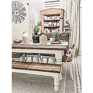 BoutiqueRugs Burdette Farmhouse Black and White Soft Neutral Area Rug - Boho Oriental Medallion Area Carpet for Bedroom, Living Room, Dining Room - Charcoal, Black, Cream - 5'3" Round Rug