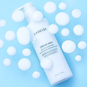 LANEIGE Cream Skin Milk Oil Cleanser: Soothe, Purify, and Melt Away SPF & Makeup, 6.7 fl. oz.