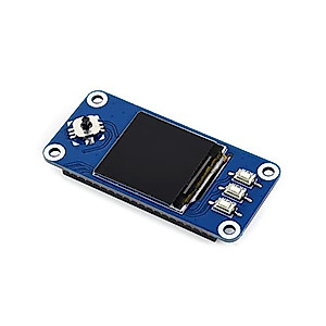 Waveshare 1.3inch IPS LCD Display HAT, Compatible with Raspberry Pi Zero/Zero W/Zero WH/4B/3B, 240x240 Pixels, SPI Interface
