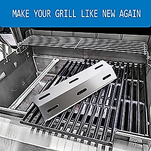 Uniflasy Repair Kit for Ducane Gas Barbecue Grill 30400040, 3200, 3400, Replacement for Ducane 3 Burner DUCHD1, 30500048, DUCHP1, 30500602, Burner Tube, Stainless Steel Burner and Heat Plate