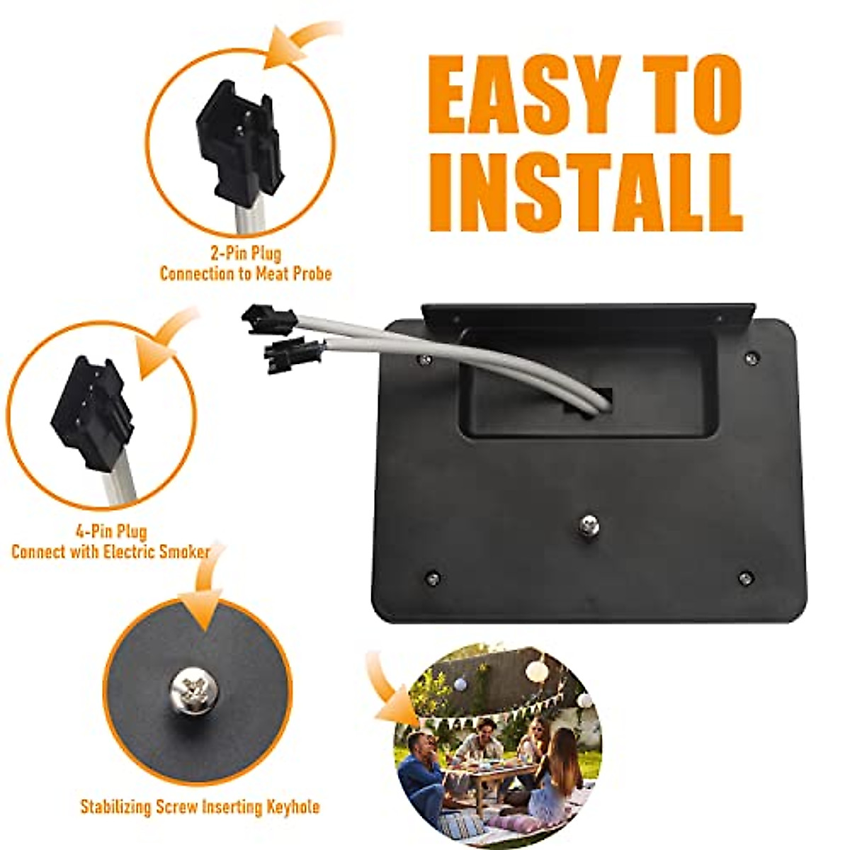 Replacement 9907170133 Part for Masterbuilt Electric Smoker Control Panel, Masterbuilt Replacement Parts Digital Control Board Compatible with 21072719 20071218 21071218 20071418 21072319 21072719