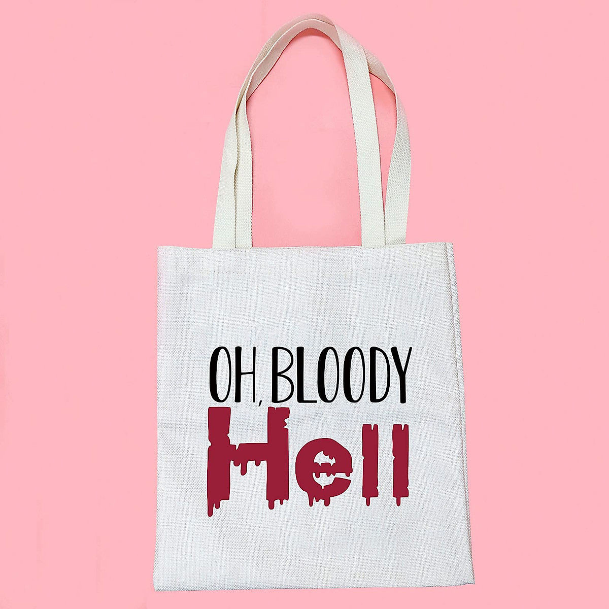 Tampon Tote Bag Period Pouch Sanitary Holder Oh Bloody Hell Bag Gifts For Best Friend (Oh Bloody Hell Tote B)