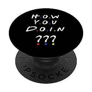 Cool How You Doin Funny 90s Flirting Quote PopSockets PopGrip: Swappable Grip for Phones & Tablets