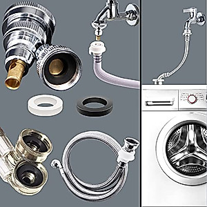 TWCC 256 Pcs Assorted Flat Rubber Washers Plumbing Large Gasket Assortment Kit Hose Gasket Set,for Garden Hose Adapter Water Tank Pipe Splitter Shower Head Water Meter Coupling Washers Repair