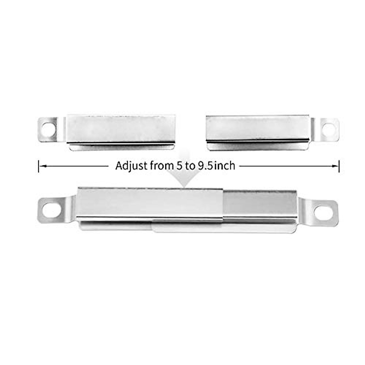 Rejekar Grill Replacement Parts for Charbroil 463436215, 463436214, 463436213, 467300115, 463234413, Thermos 466360113, G432-Y700-W1, G432-0096-W1, Grill Burner & Heat Plate Shield & Crossover Tube