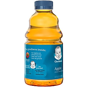Gerber Juices 100% Juice Apple with Added Vitamin C (Pack of 6)