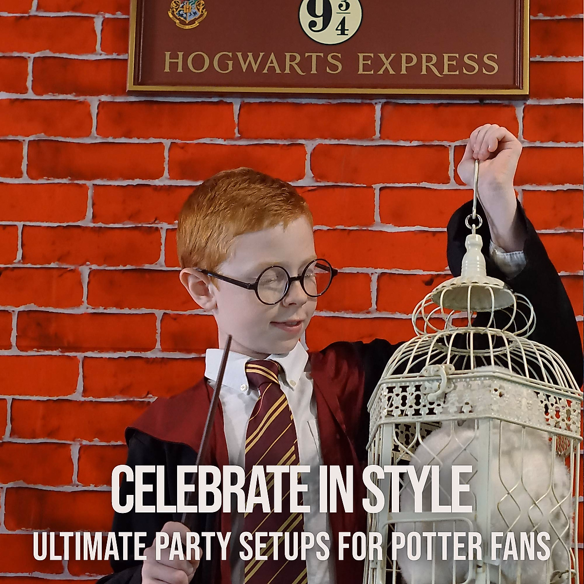 HomeWorthy Red Brick Wall Backdrop | 4ft x 30ft | Wrapping for Faux Fireplace Chimney and Cardboard Fireplace for Christmas, Door Cover Party Decoration, Brick Wrapping Paper, Scene Setter Background