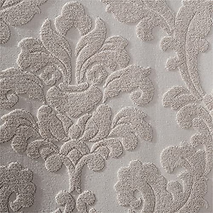 ZHAOLEI Soft Warm Cotton Blanket Adult Full Queen Size Floral Pattern Jacquard Summer Towel Blankets on The Bed (Color : Gray, Size : 200cmx230cm)